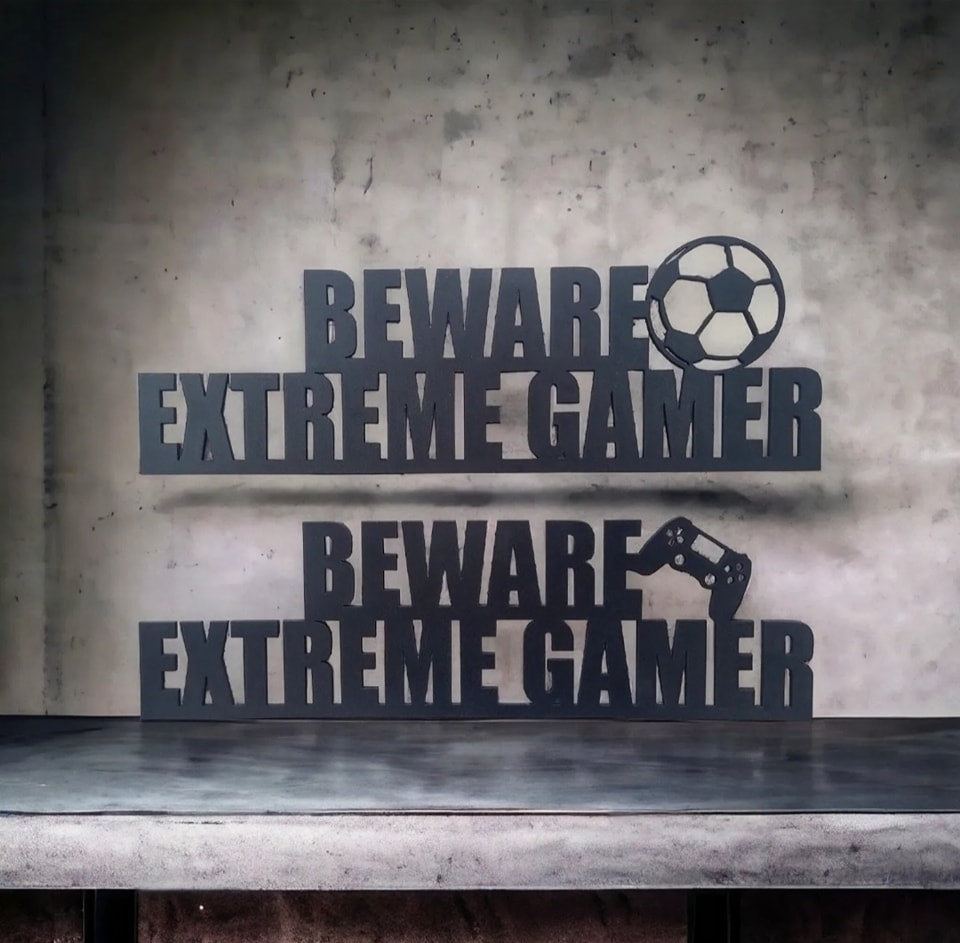 Beware Extreme Gamer Contemporary Collection – The Little Red Hut